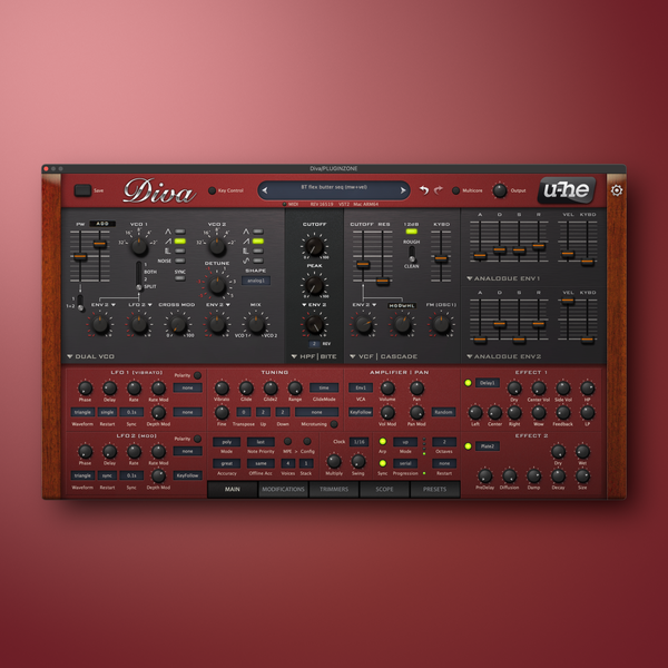 (U-he) Diva – The Plugin Zone