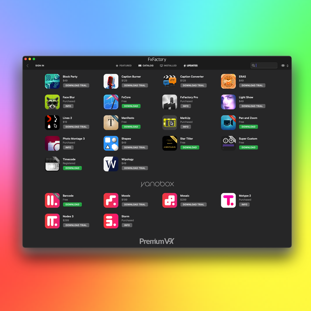 FxFactory Pro – The Plugin Zone